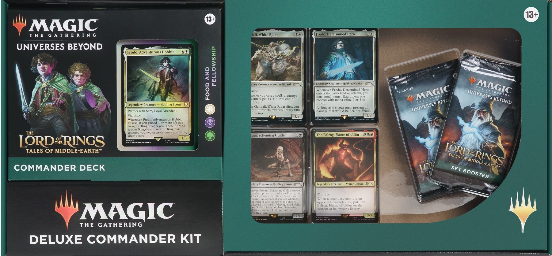 Contents Of MTG The Lord of the Rings: Tales of Middle-earth Deluxe ...