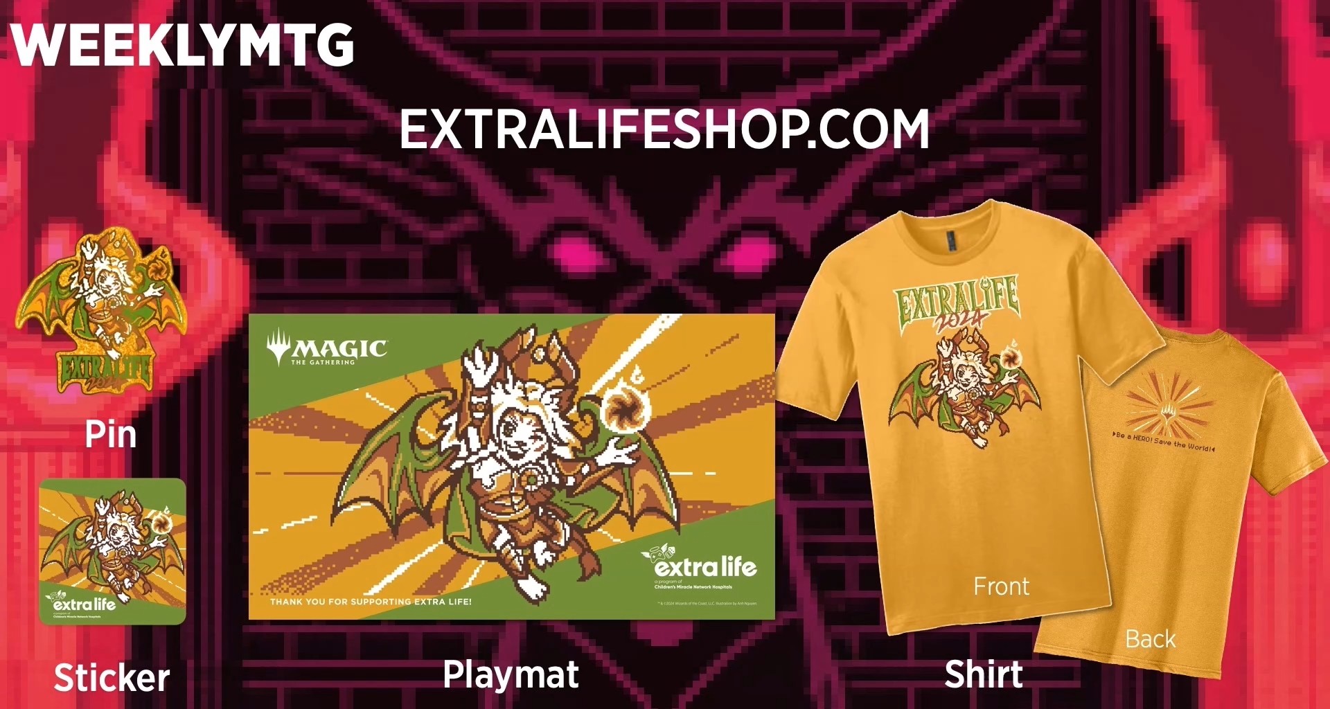 MTG Teams Up With Extra Life For New Pixel Art Secret Lair - Star City ...