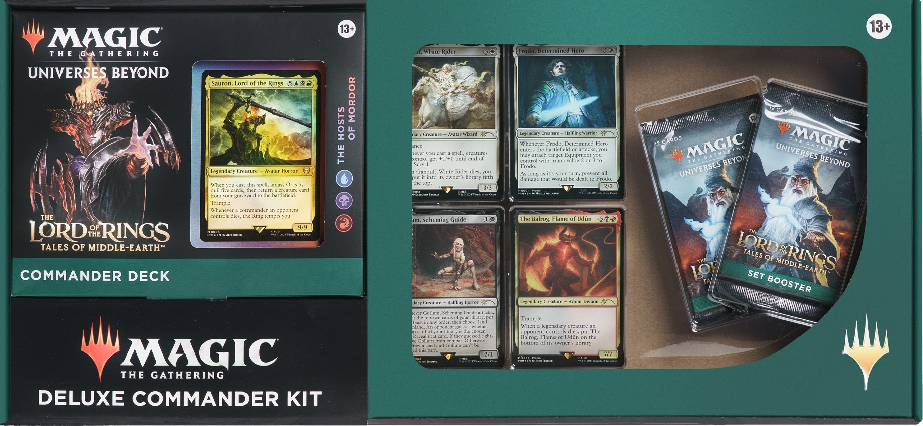 Contents Of MTG The Lord of the Rings: Tales of Middle-earth Deluxe Commander Kits Revealed ...