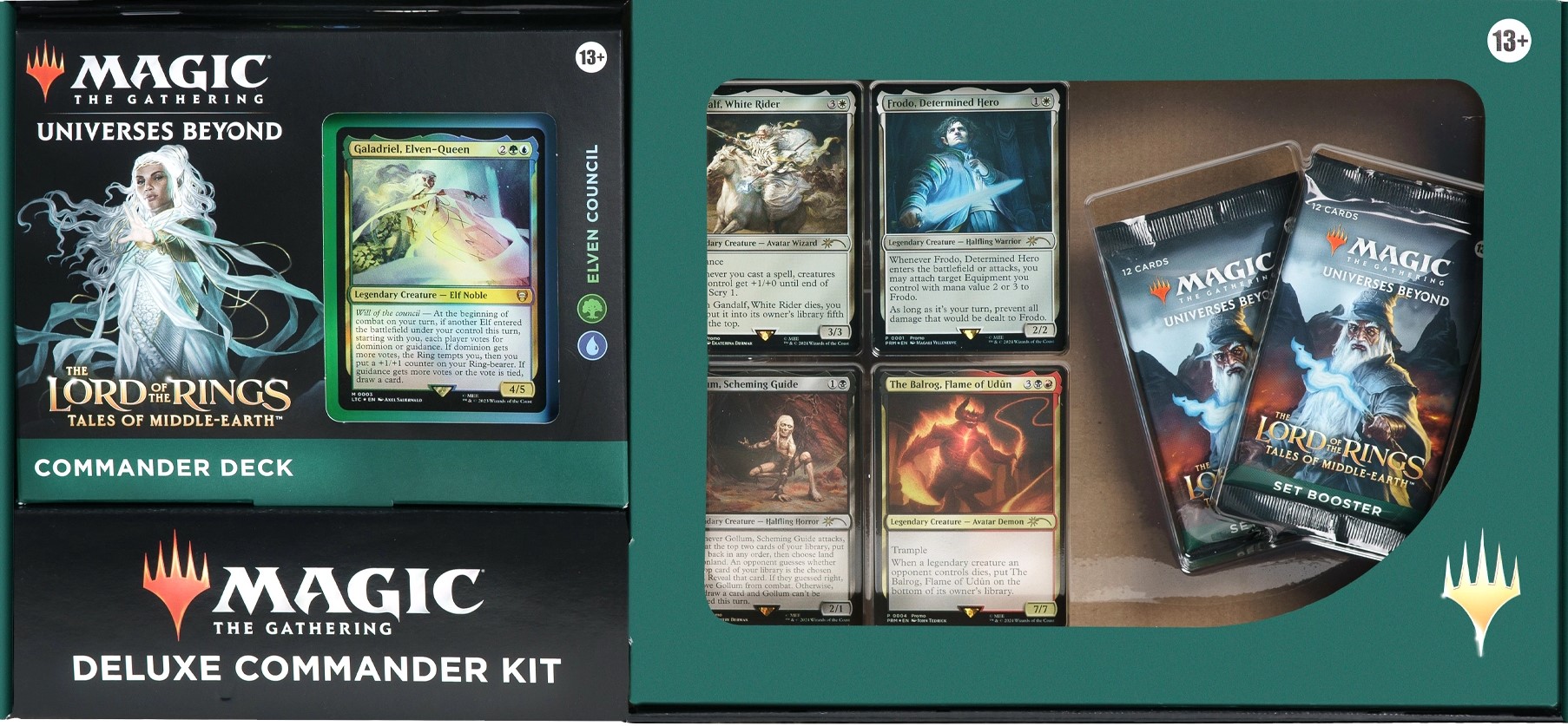 Contents Of MTG The Lord of the Rings: Tales of Middle-earth Deluxe ...