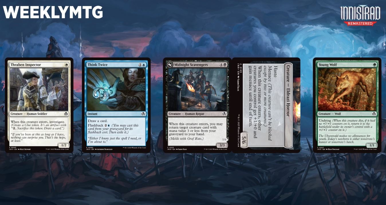 Weekly MTG Reveals First Round Of Innistrad Remastered Previews - Star City Games
