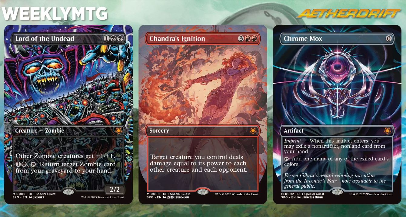 Weekly MTG Reveals New Lotus, Splashy Rares, And All Aetherdrift ...