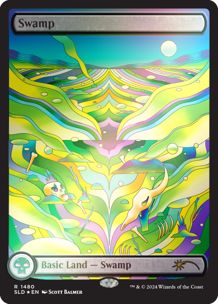 Upcoming Secret Lair Chaos Vault Drop To Include Psychedelic Basic Land ...
