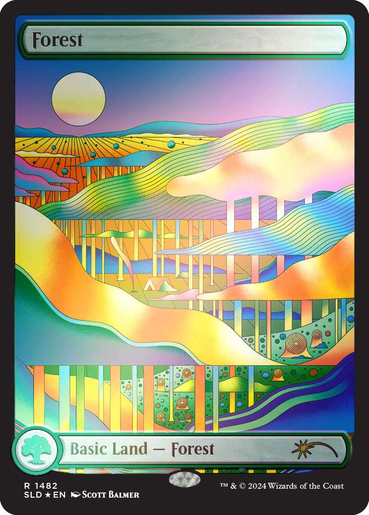 Upcoming Secret Lair Chaos Vault Drop To Include Psychedelic Basic Land ...