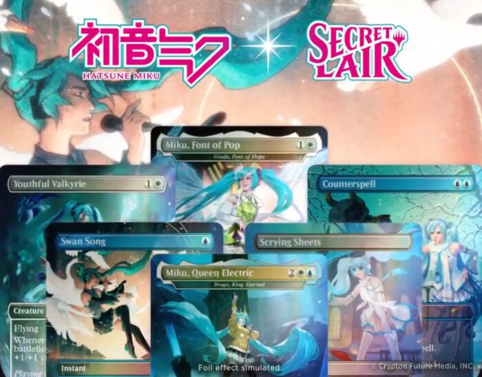 Hatsune Miku Returns To MTG In New Winter-Themed Secret Lair Drop - Star City Games