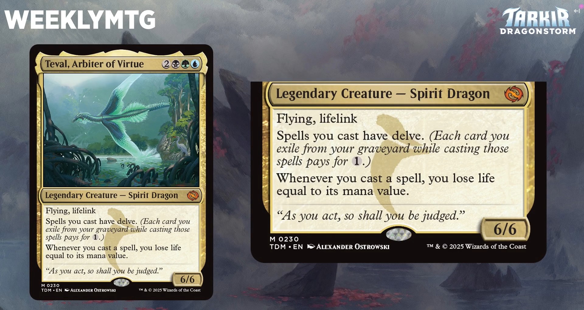 Tarkir: Dragonstorm Debut Reveals New Ugin, Mechanics, Booster Fun ...