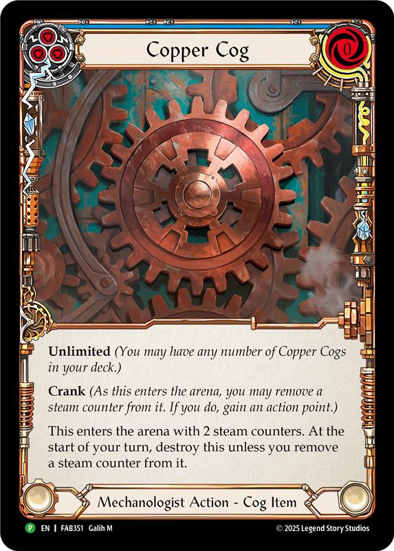 Exclusive Flesh And Blood Cold Foil Copper Cog Only Available Through ...