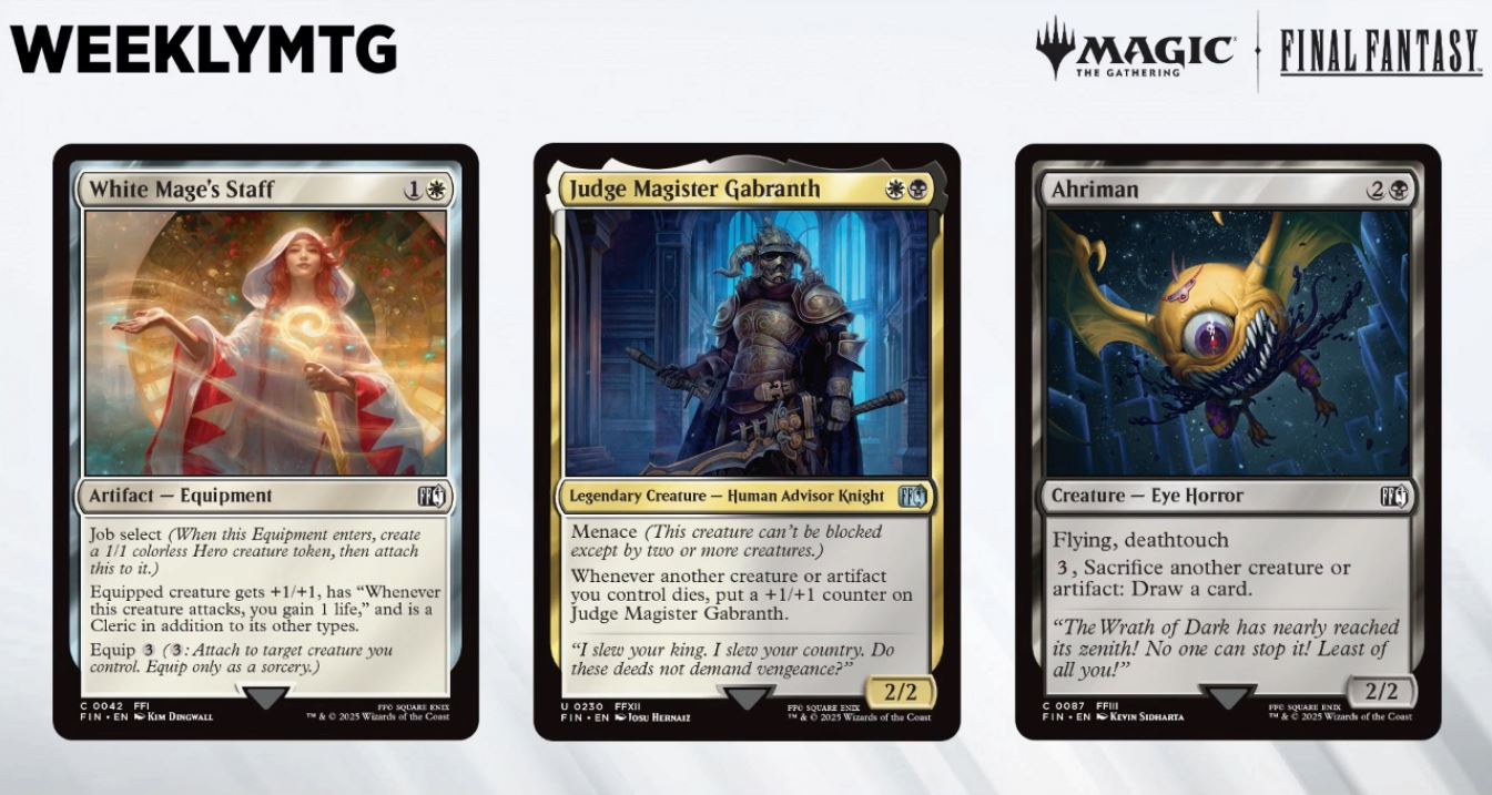 Weekly MTG Covers MTG—FINAL FANTASY Limited Archetypes - Star City Games