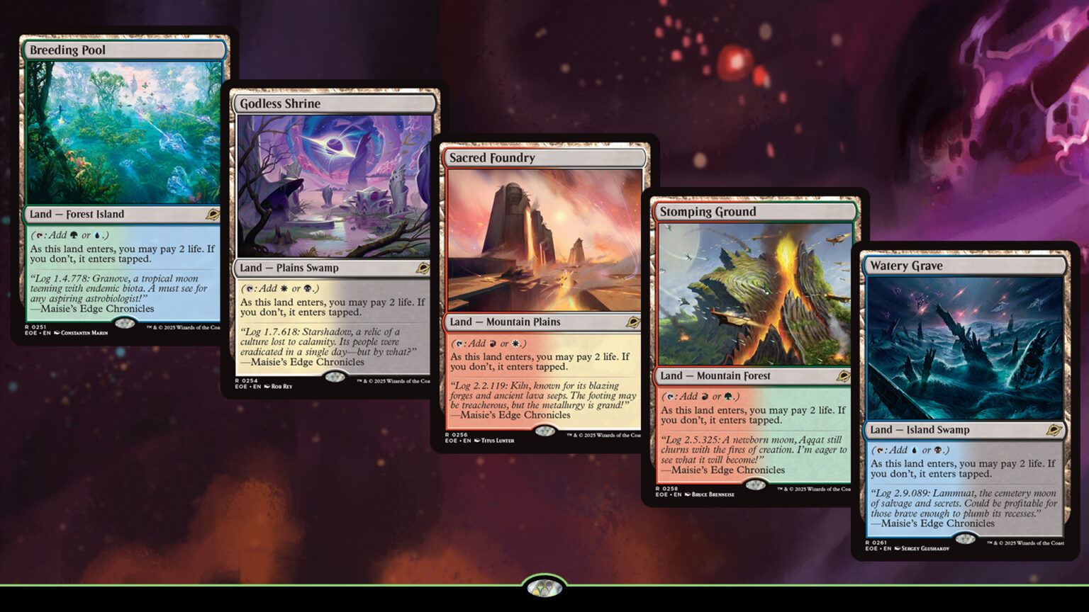 Shocklands, Tezzeret, And More New Cards Revealed From Edge Of Eternities Preview Panel - Star ...