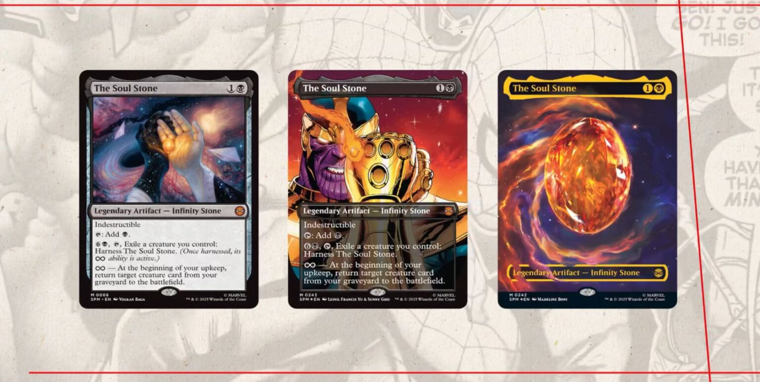 The Soul Stone Revealed To Be In Magic: The Gathering | Marvel’s Spider-Man - Star City Games