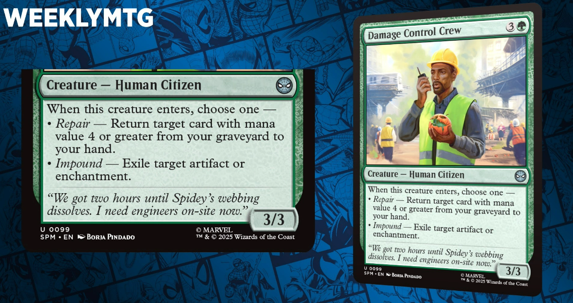 Weekly MTG Previews Magic: The Gathering | Marvel's Spider-Man Main Set ...