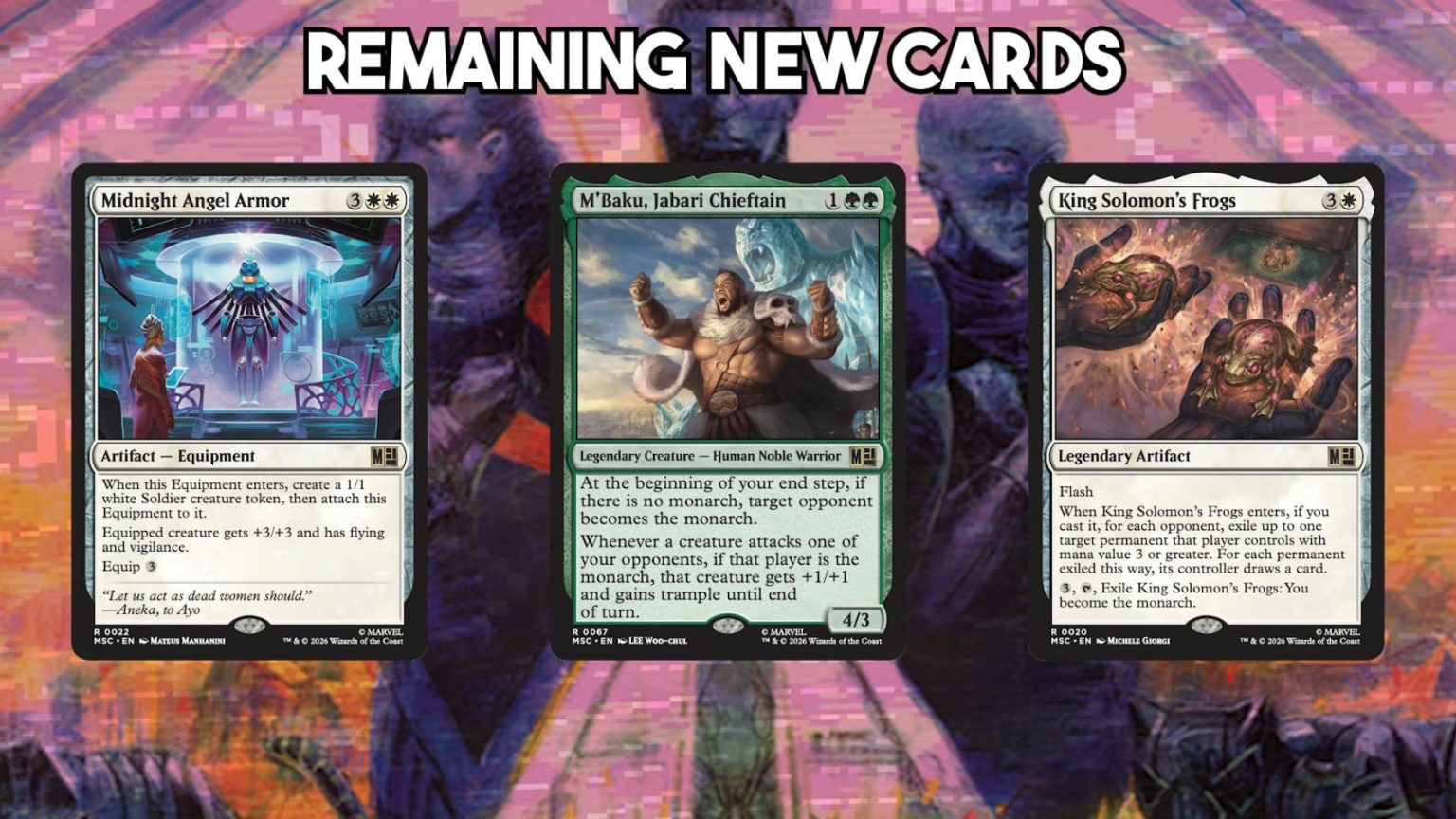 Full MTG | Marvel Super Heroes Wakanda Forever Commander Deck Unveiled ...
