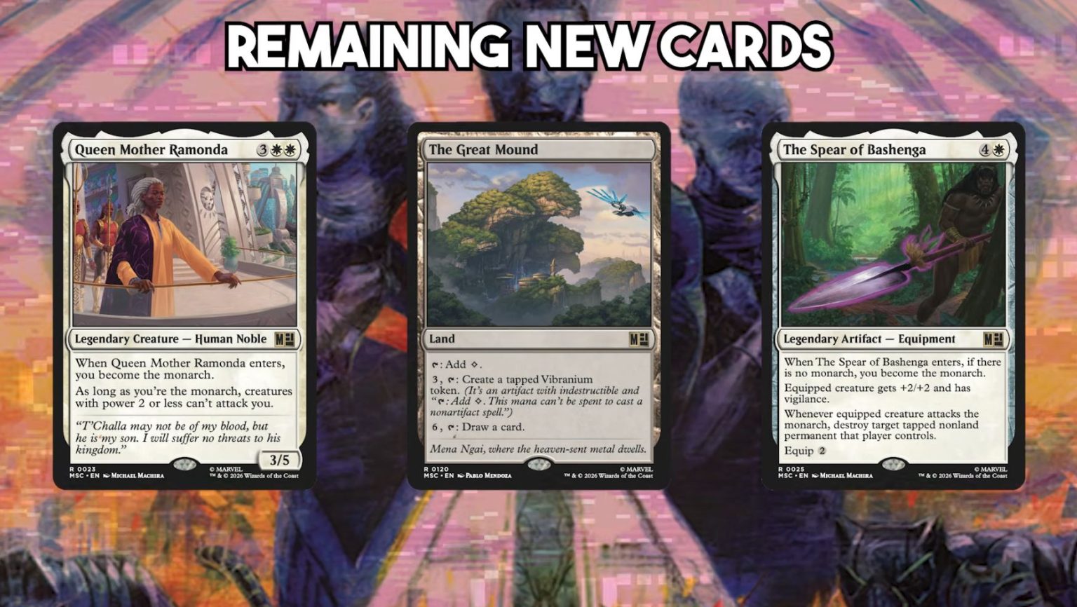 Full MTG | Marvel Super Heroes Wakanda Forever Commander Deck Unveiled ...