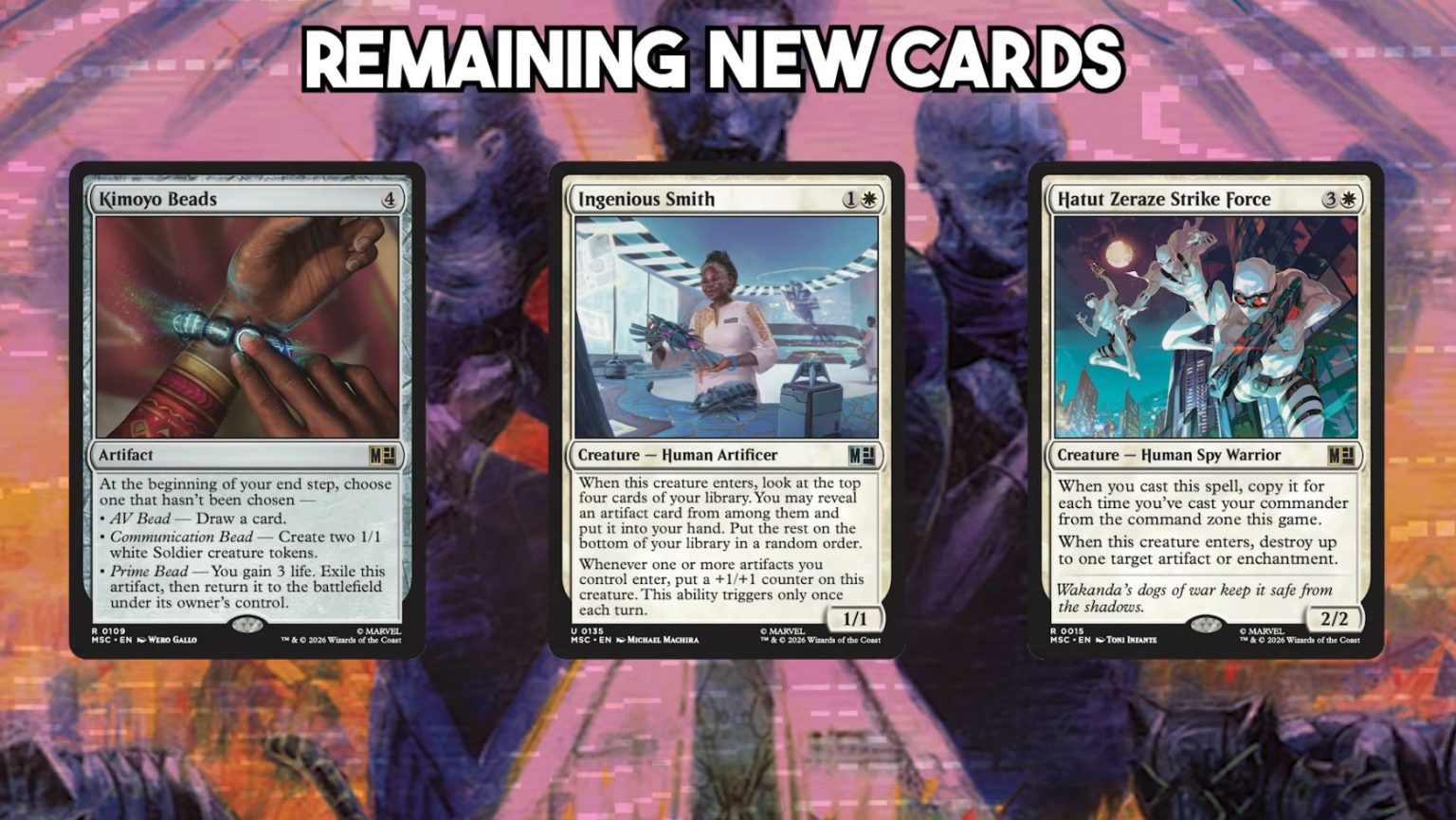 Full MTG | Marvel Super Heroes Wakanda Forever Commander Deck Unveiled ...