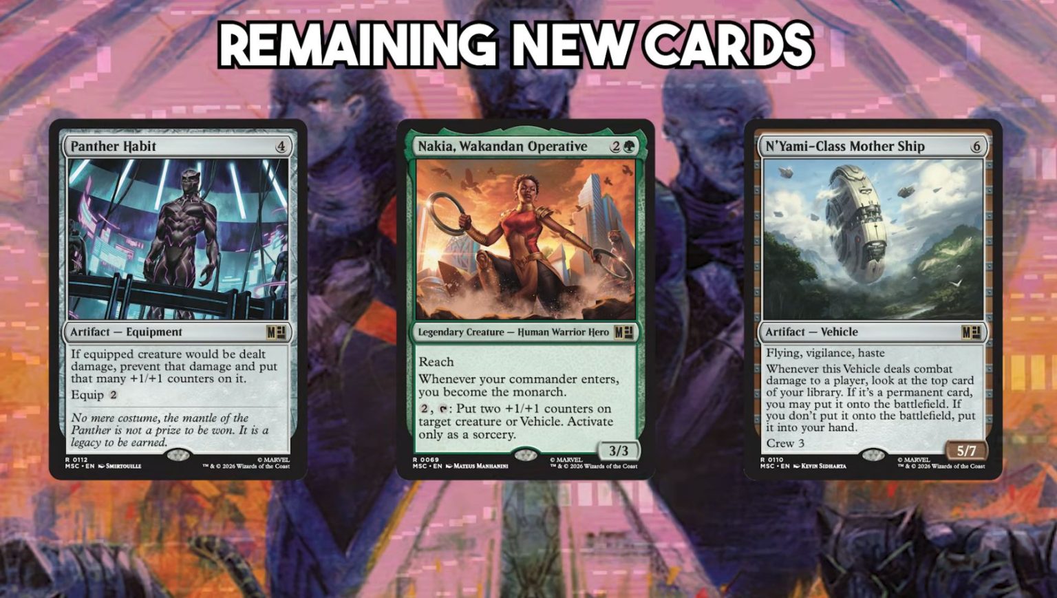 Full MTG | Marvel Super Heroes Wakanda Forever Commander Deck Unveiled ...